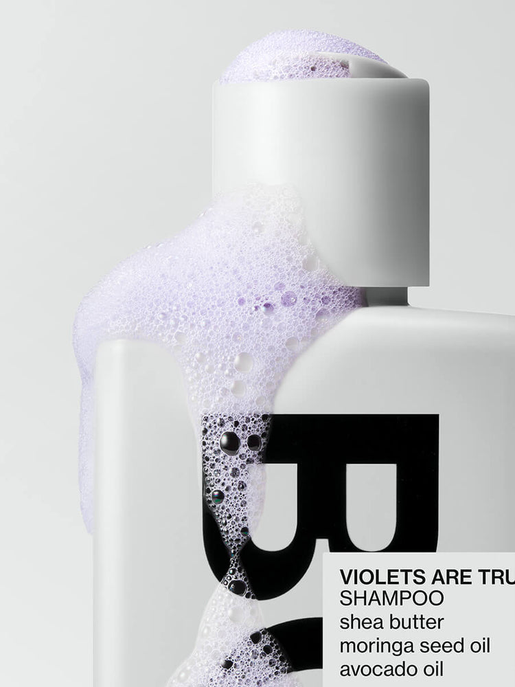 Violets Are True Shampoo – BACK OF BOTTLE ™ US